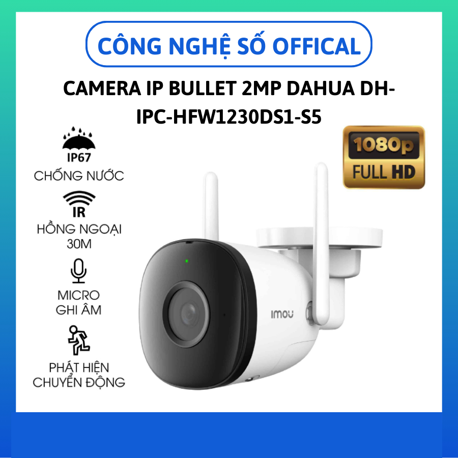 Camera imou wifi ngoài trời F22P/F22FP/F32FP 2M 1080P tích hợp đèn báo ...