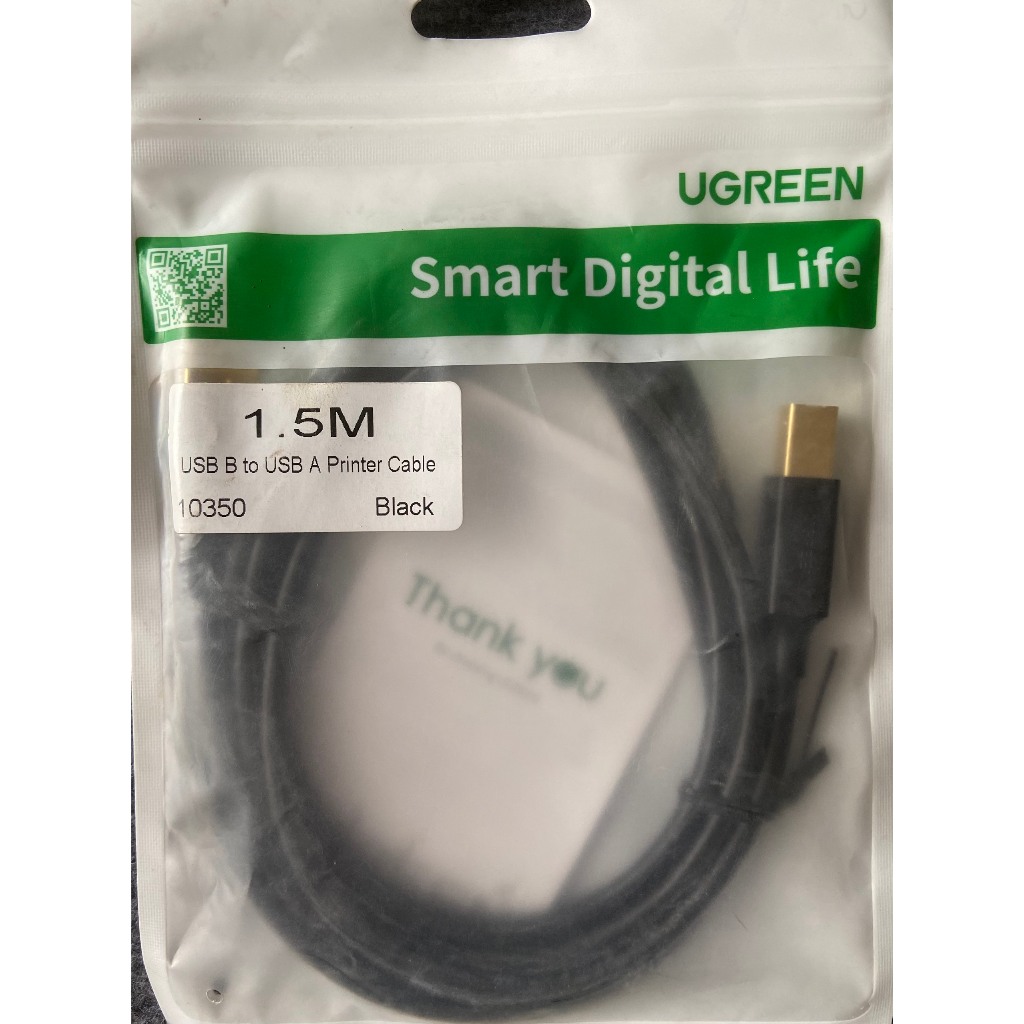 Cáp máy in usb 2.0 dài 1,5m ugreen 10350 | Shopee Việt Nam