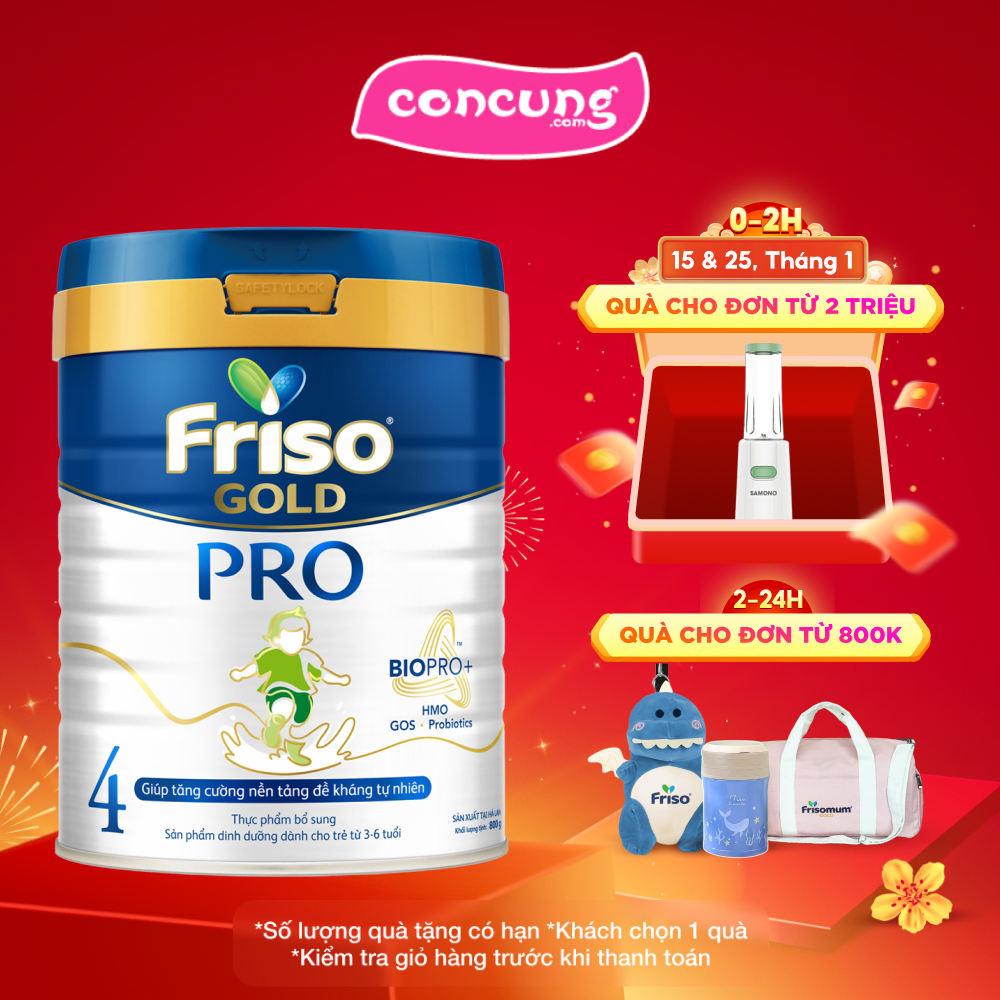 Sữa Friso Gold Pro số 4 cho bé trên 3 tuổi 800g | Shopee Việt Nam