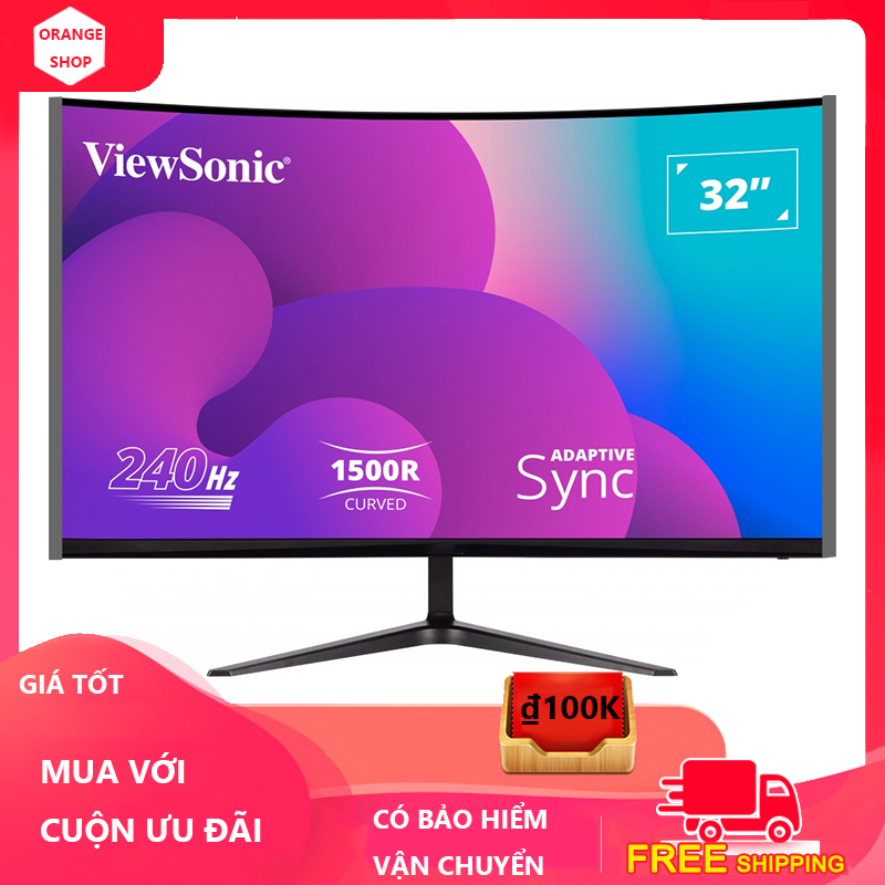 ORANGE Màn hình cong 22/24/27/32 inch Tốc độ làm mới 165HZ IPS Cáp HDMI Bảo hành 1 năm | Shopee ...