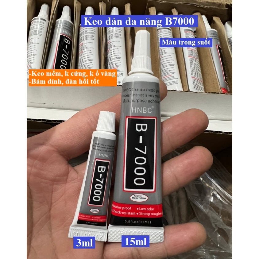 Keo dán đa năng B7000 | 3ml | 15ml | Shopee Việt Nam