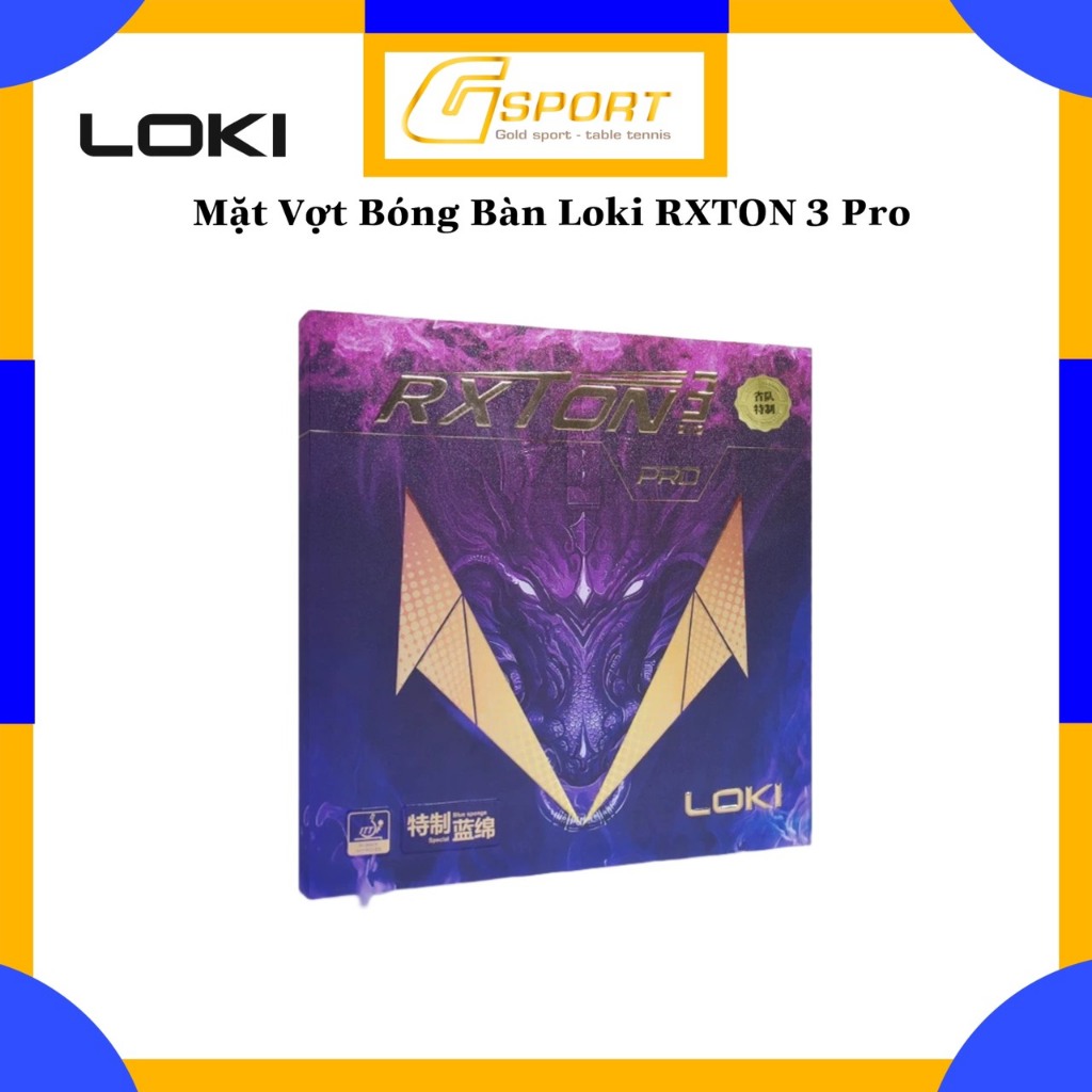 Mặt Vợt Bóng Bàn LOKI RXTON 3 PRO - Mặt Vợt Bóng Bàn Cao Cấp Chính Hãng ...