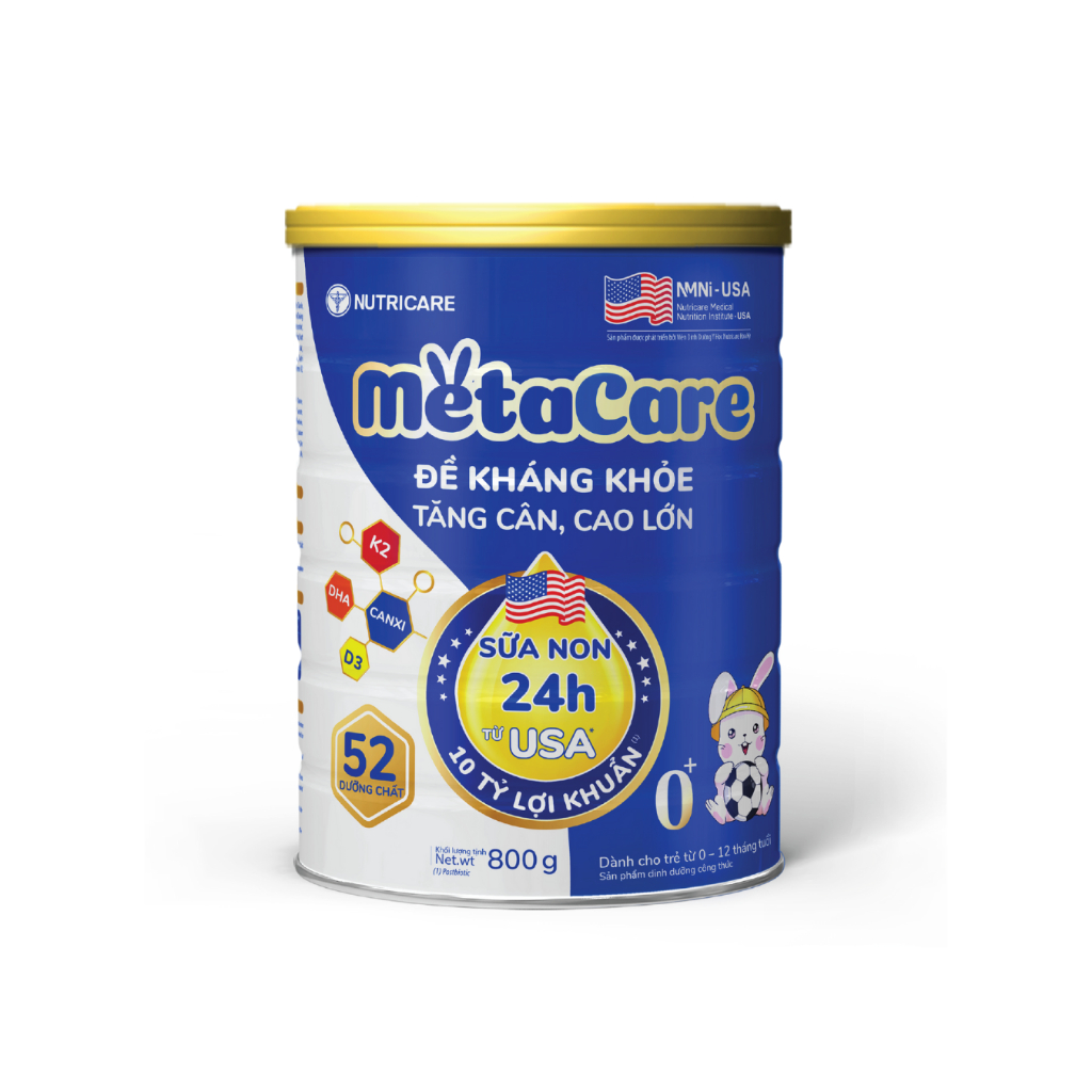Sữa bột MetaCare Xanh 0+ lon 800g Chính hãng Nutricare | Shopee Việt Nam