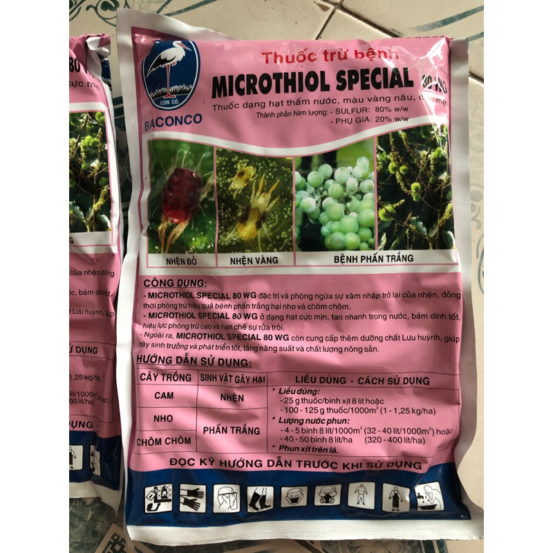 MICROTHIOL SPECIAL 80WG BACONCO 1KG | Shopee Việt Nam