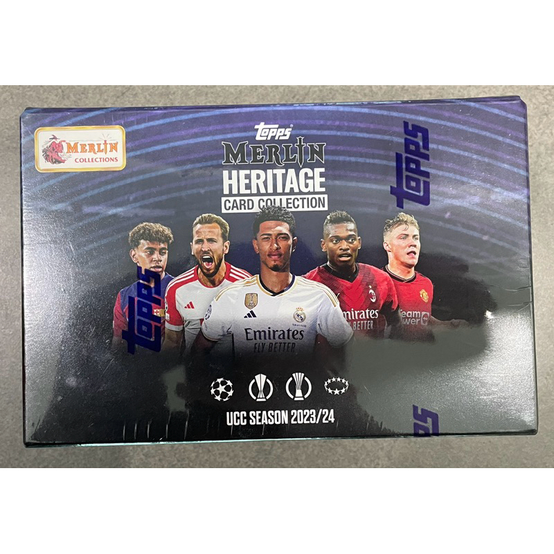 Hộp thẻ bóng đá Topps Merlin UEFA Hobby Box 2023/24 | Shopee Việt Nam