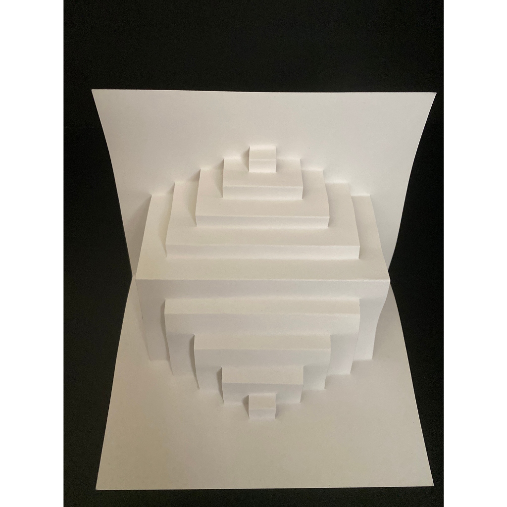 Thiệp 3D Geometric Pop Up card A5, sáng tạo hiện đại dùng làm quà tặng ...
