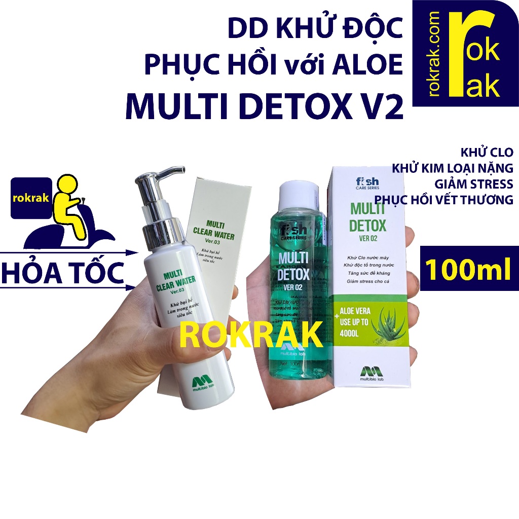 Multi Detox | Multi Clear Water (100 200 400 ml) dung dịch khử nước ...