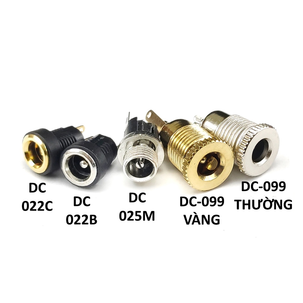Jack nguồn DC 5.5x2.1mm các loại DC099 DC022 DC-099 Chịu dòng cao full kim loại | Shopee Việt Nam