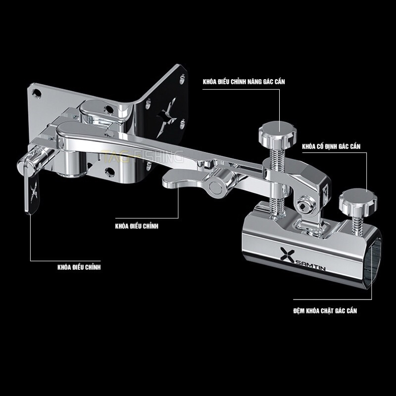 Pat Inox Gác Cần Mở Rộng Xsamtin 2024- Pat Inox 304 Cao Cấp, Chính Hãng ...