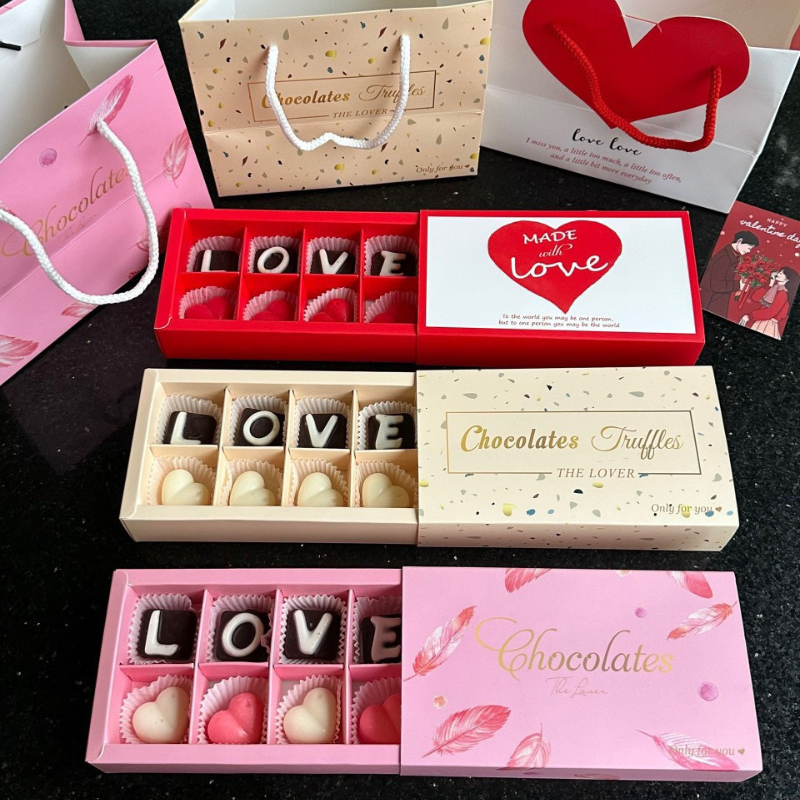 Hộp Socola Valentine AVY 8 Viên Chữ Love Quà Tặng Người Yêu Valentine ...