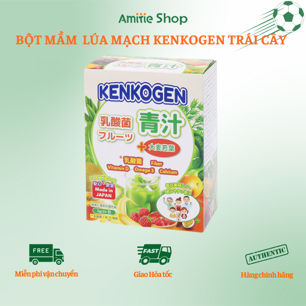 Bột mầm lúa mạch Kenkogen trái cây | Shopee Việt Nam