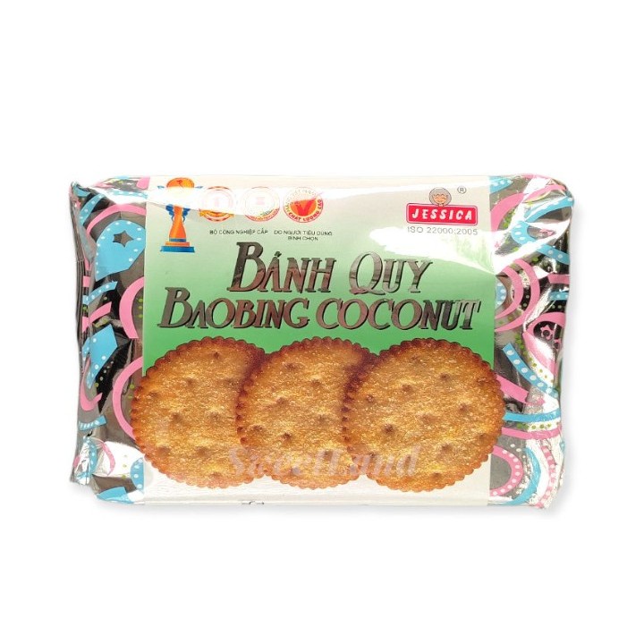 Bánh quy đường tuổi thơ Baobing Coconut - Bánh bạc tròn Jessica 170g ...