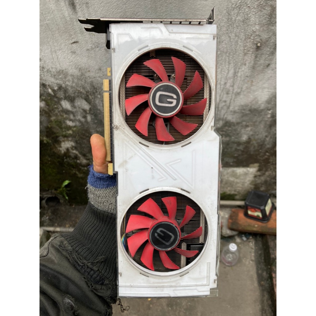 VGA chơi game GALAX RTX 2080 White 1 Click OC card đồ họa gaming NVIDIA ...