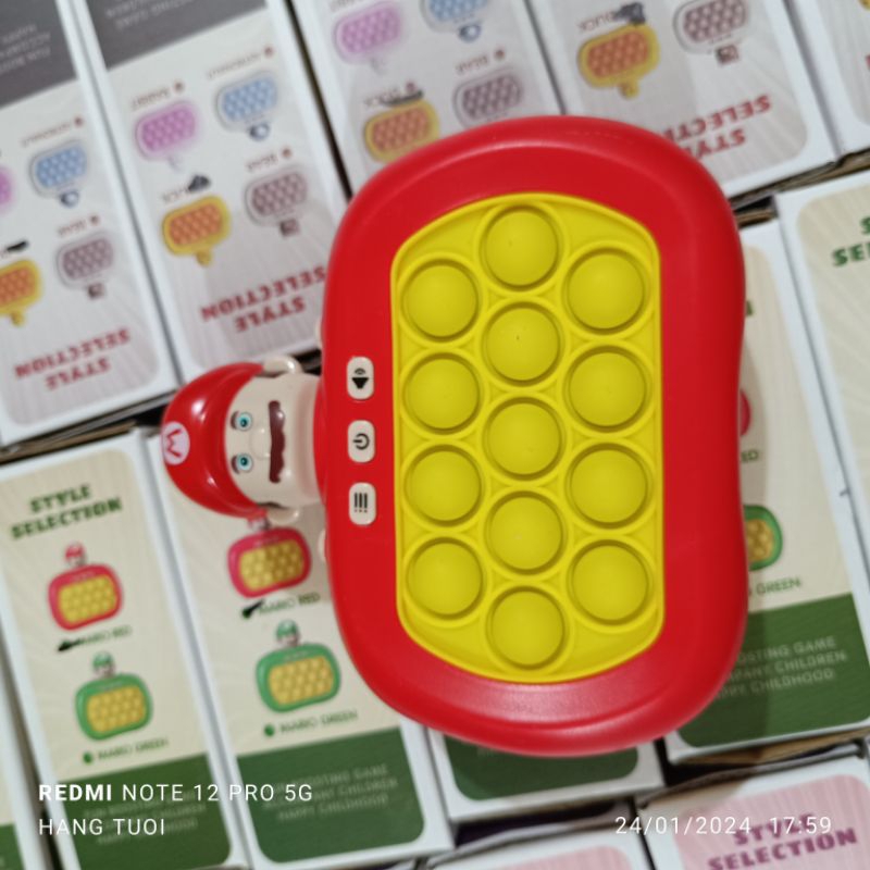 [TẶNG PIN] Máy pop it điện tử 13 phím 999 level - máy choi game popit 13 nút -máy pop pit ...