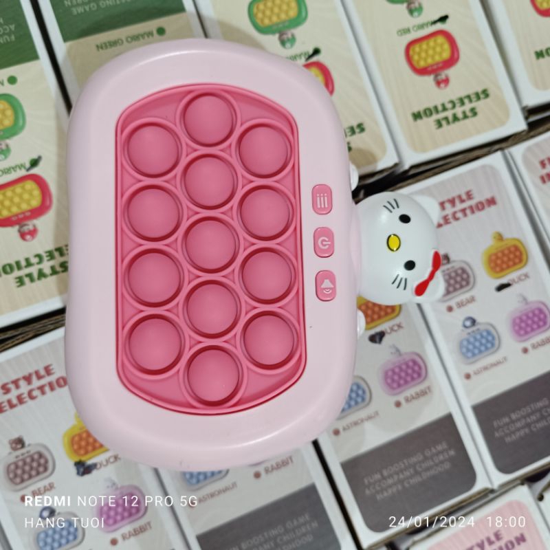 [TẶNG PIN] Máy pop it điện tử 13 phím 999 level - máy choi game popit 13 nút -máy pop pit ...