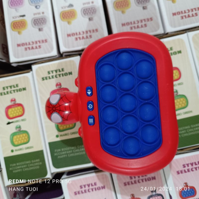 [TẶNG PIN] Máy pop it điện tử 13 phím 999 level - máy choi game popit 13 nút -máy pop pit ...