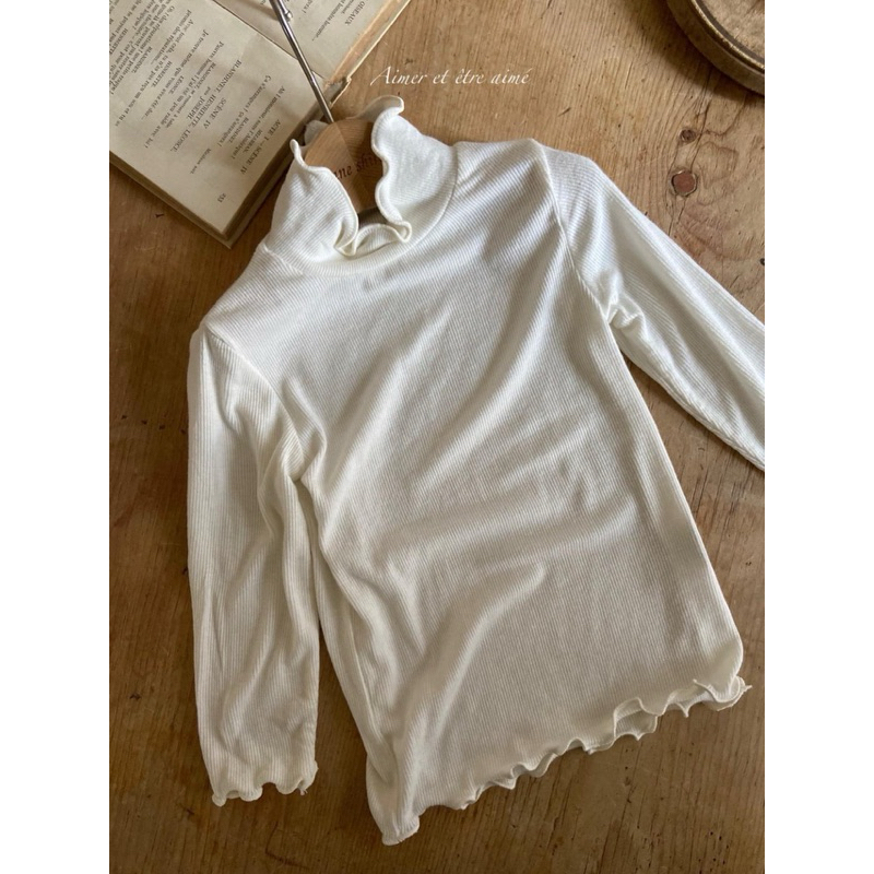 [Anne] Áo giữ nhiệt cổ nhún bèo Hàn Quốc hãng Anne cho bé | Shopee Việt Nam