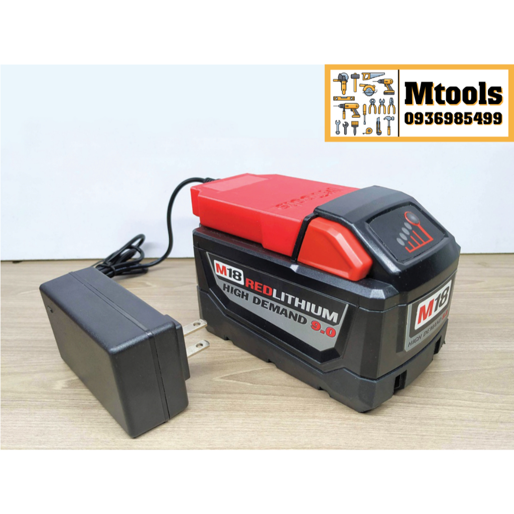 ( MTools ) Sạc MILWAUKEE 18v bản mini | Shopee Việt Nam