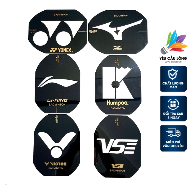 Khung Logo Sơn Vợt Cầu Lông Yonex, Lining, Victor, Mizuno, Kumpoo Và ...