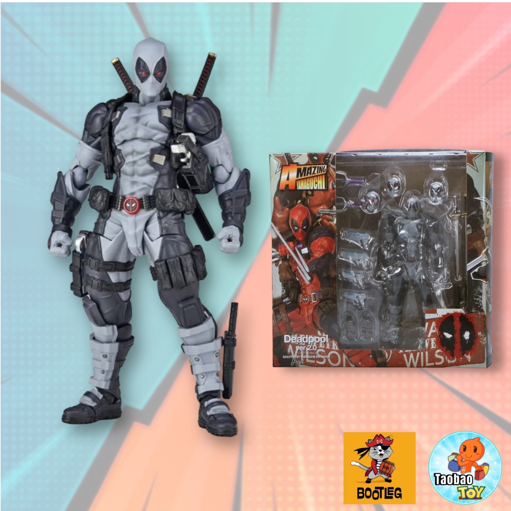 Mô Hình Revoltech Amazing Yamaguchi Deadpool 2.0 X-Force color ver ...