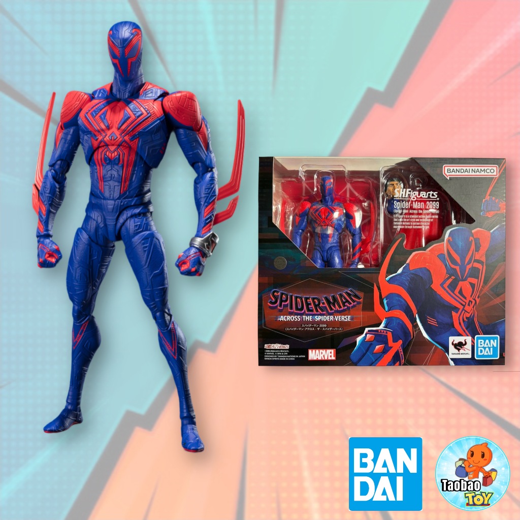 Mô Hình SHF Spider Man 2099 Accross The Spider Verse Chính Hãng BANDAl ...