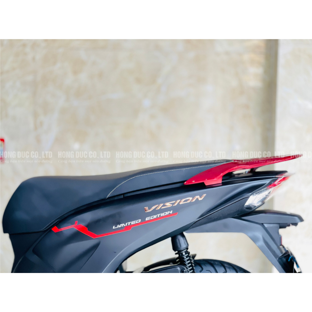 Decal dán xe Vision màu đen (đời 2014 - 2020), tem rời in UV tách nền ...