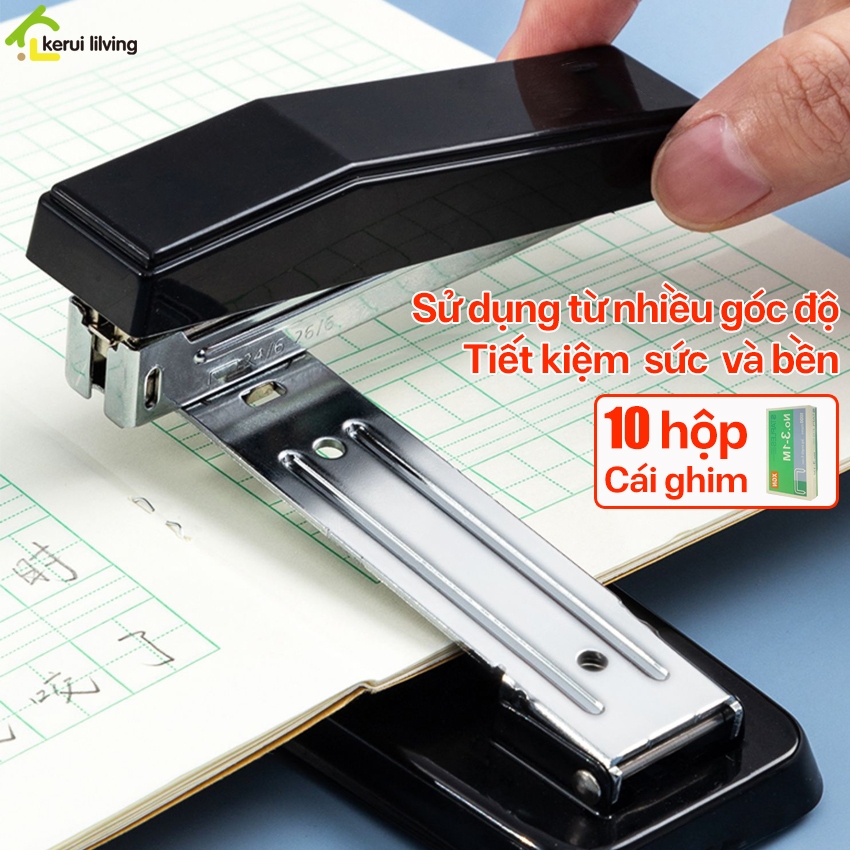Ghim bấm giấy thông minh KWAI xoay tròn 360 độ, ghim bấm giấy,dập ghim ...