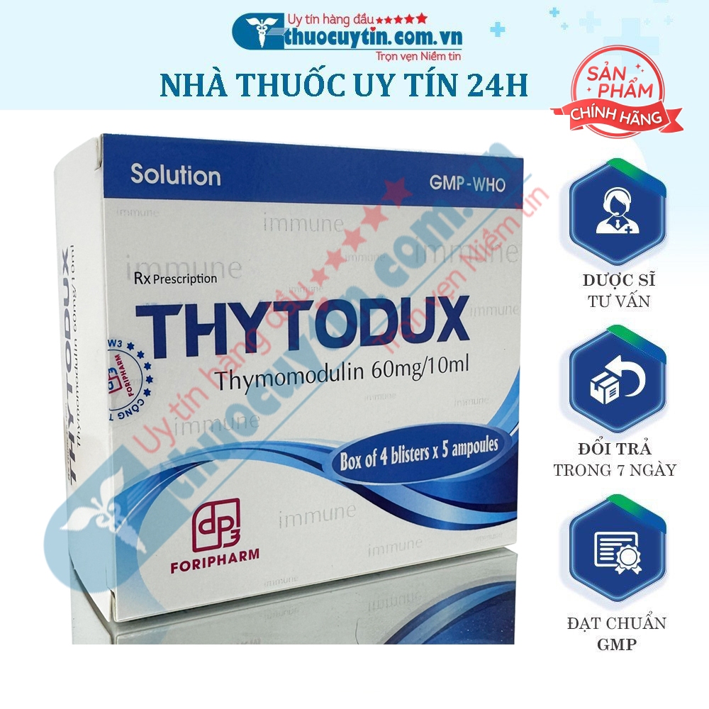 [CHÍNH HÃNG] Siro THYTODUX ( Thymomodulin 60mg/10ml) tăng cường hệ miễn ...