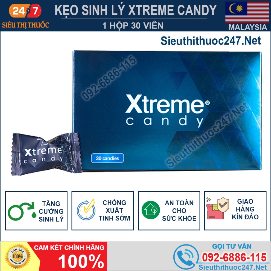 Kẹo Sâm Xtreme Candy Chính Hãng, Hương Cà Phê, dành riêng cho Nam Giới ...