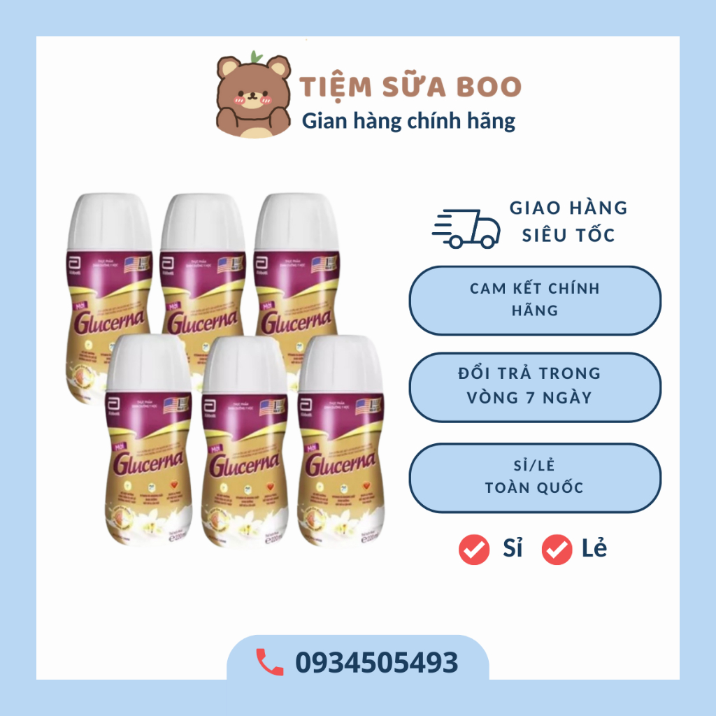 {TSB} { Thùng 24 chai và 30 chai } Sữa nước glucerna 220ml kiểm soát ...