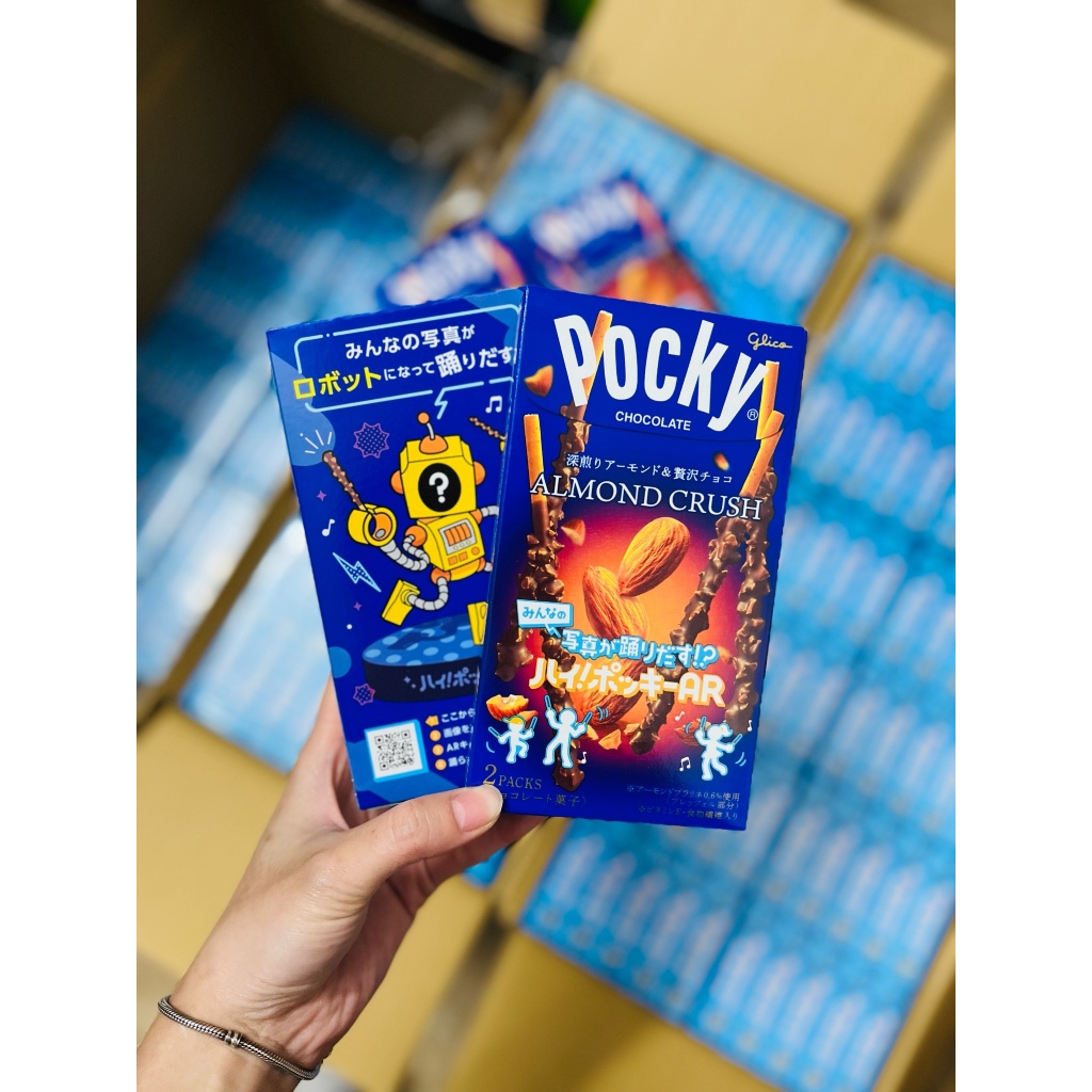 Bánh Quy Que Phủ Socola Hạnh Nhân Glico Pocky Almond Date 30/7/2024 | Shopee Việt Nam