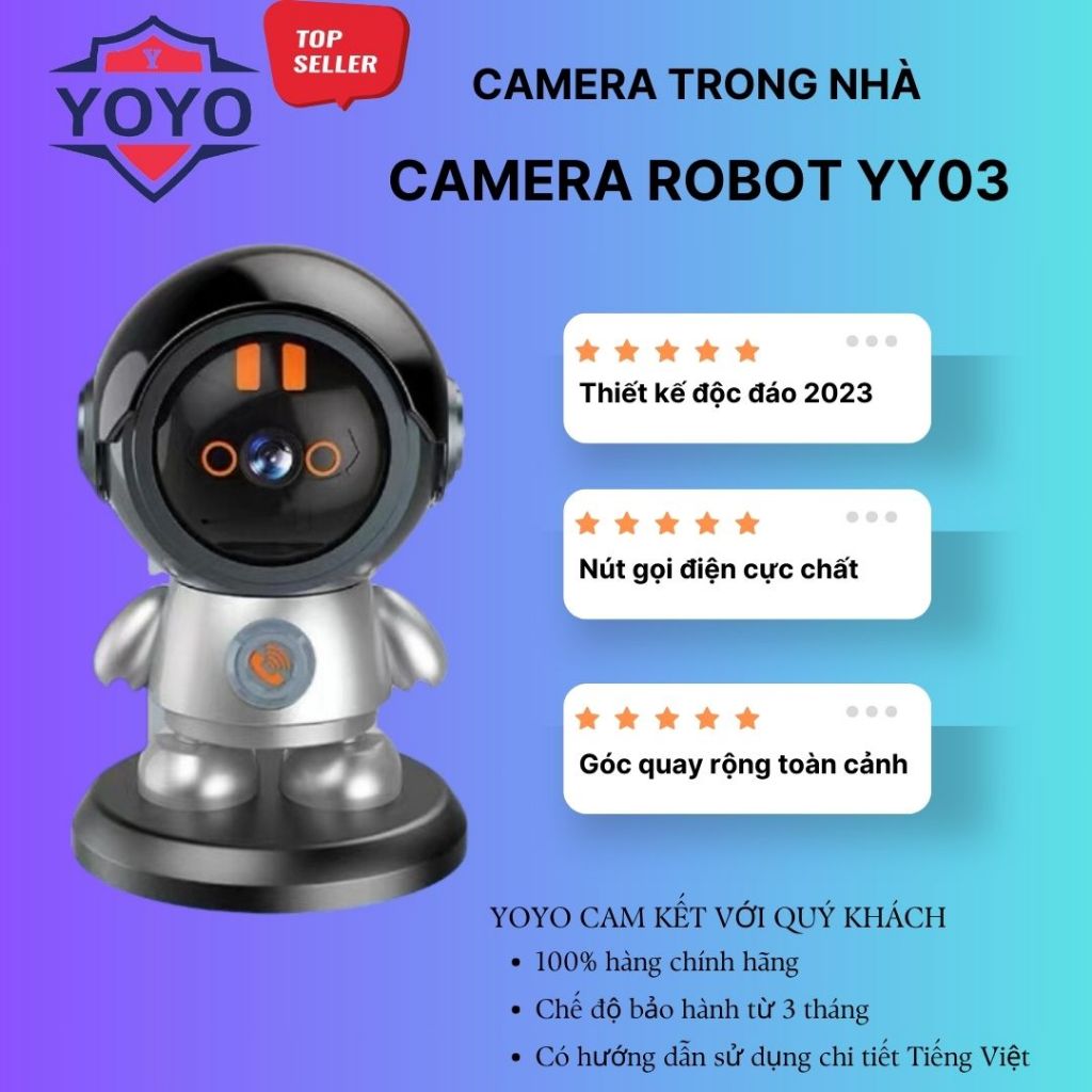 [Freeship toàn quốc+Hoả tốc Hà Nội] Camera WIFI iCam ROBOT PHI HÀNH GIA ...