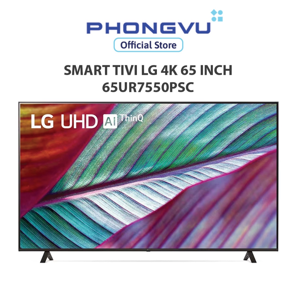 Smart Tivi LG 4K 65 inch 65UR7550PSC - Bảo hành 24 tháng | Shopee Việt Nam