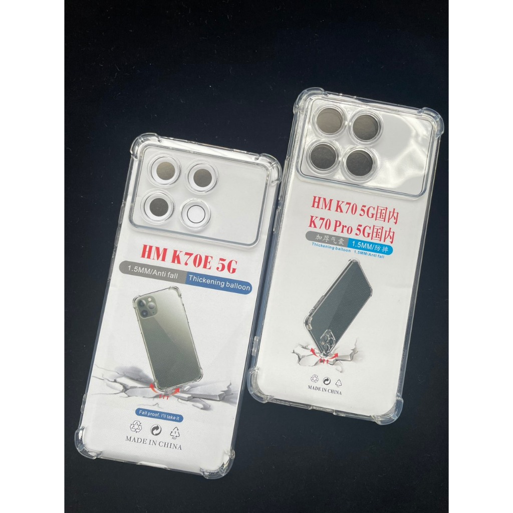 Ốp lưng Xiaomi Redmi K70 , K70 E dẻo trong suốt chống sốc 4 góc , bảo vệ camera | Shopee Việt Nam