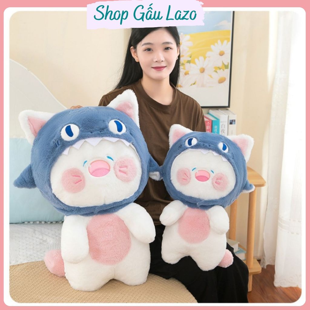 Gấu Bông Mèo Dudu Cosplay Cá Sấu Dễ Thương,Thú Nhồi Bông Cá Sấu Mèo ...