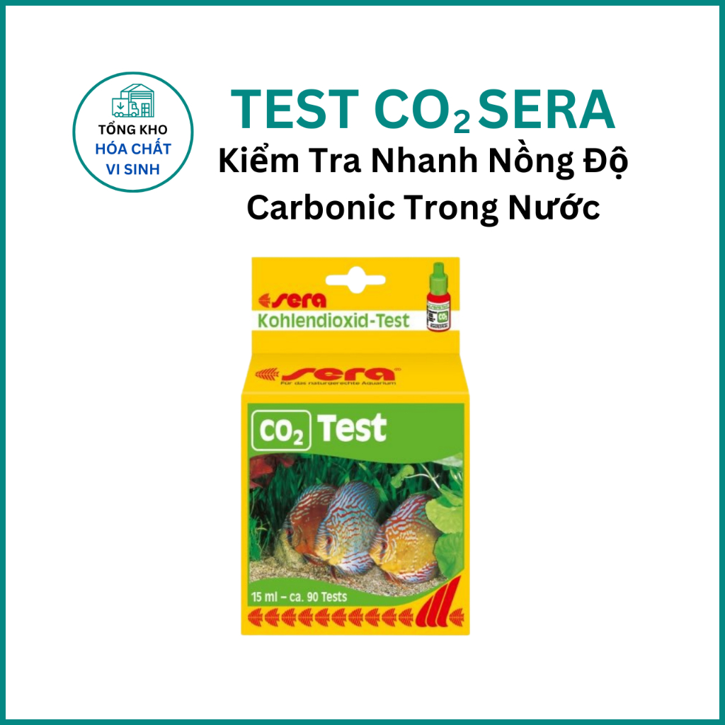 Test CO2 Sera kiểm tra nhanh nồng độ carbonic trong nước nuôi thủy sản ...