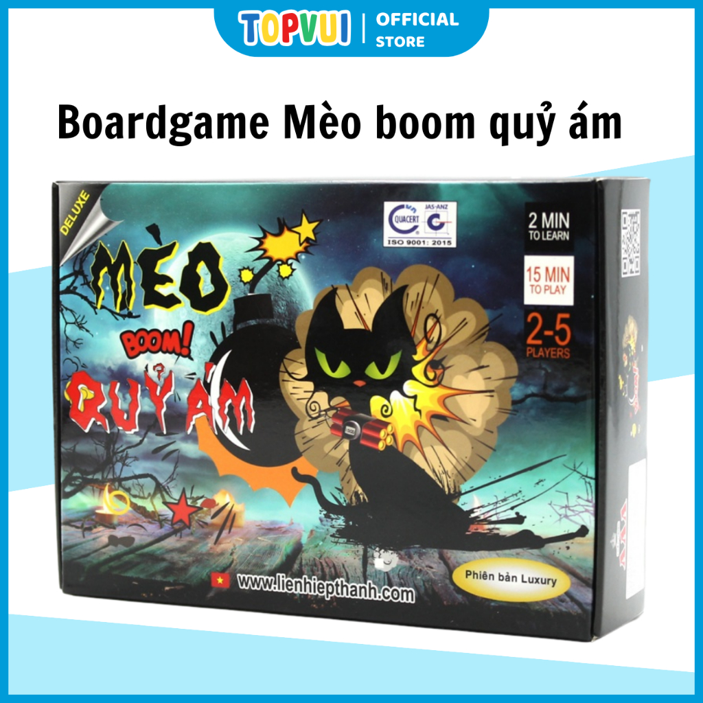 Board game Mèo boom quỷ ám LIÊN HIỆP THÀNH, Mèo nổ Exploding Kittens ...