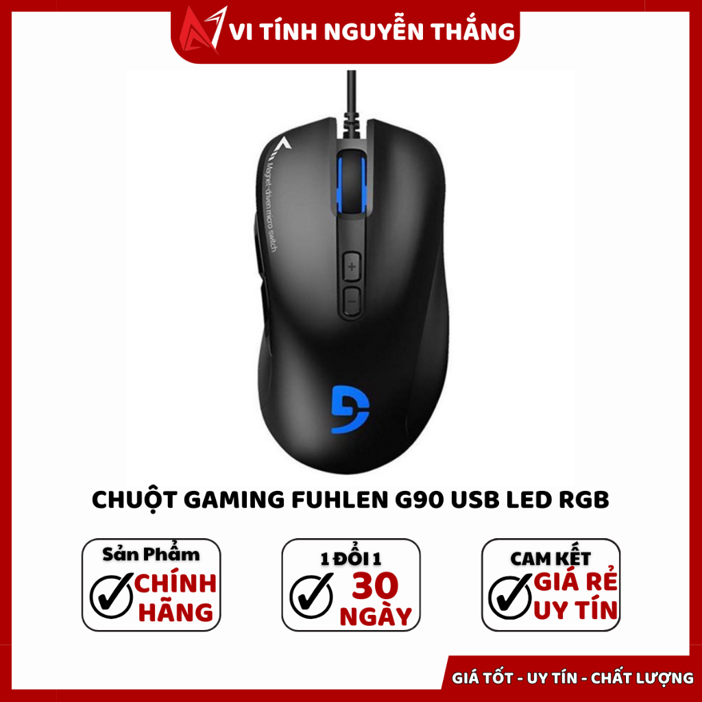 (Full vat)Chuột máy tính có dây Gaming Fuhlen G90 PROX/ G90S PRO chính ...