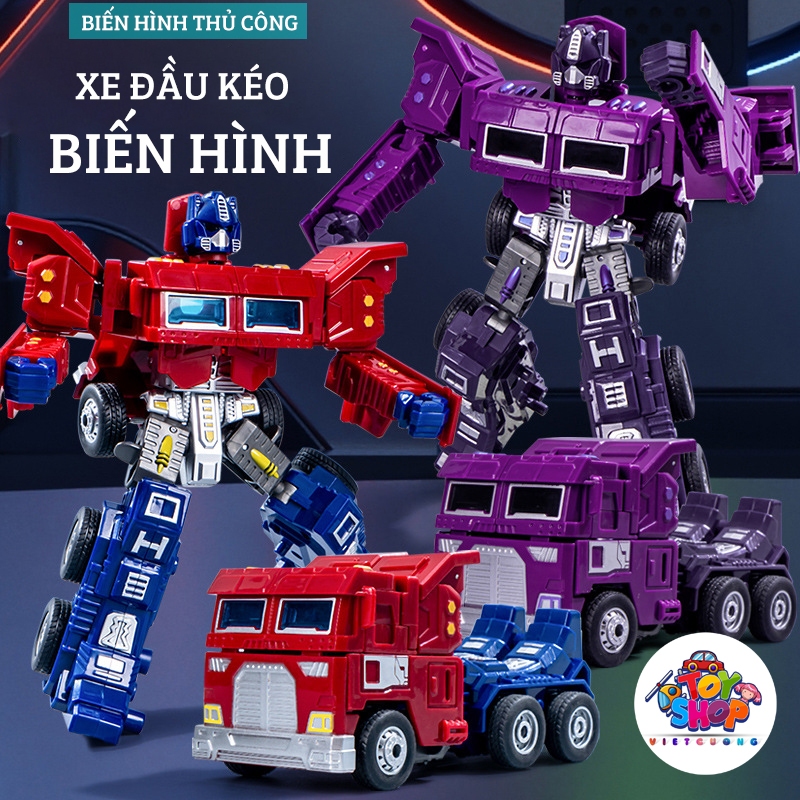 Đồ chơi xe đầu kéo biến hình Optimus Prime cực đẹp cho bé | Shopee Việt Nam