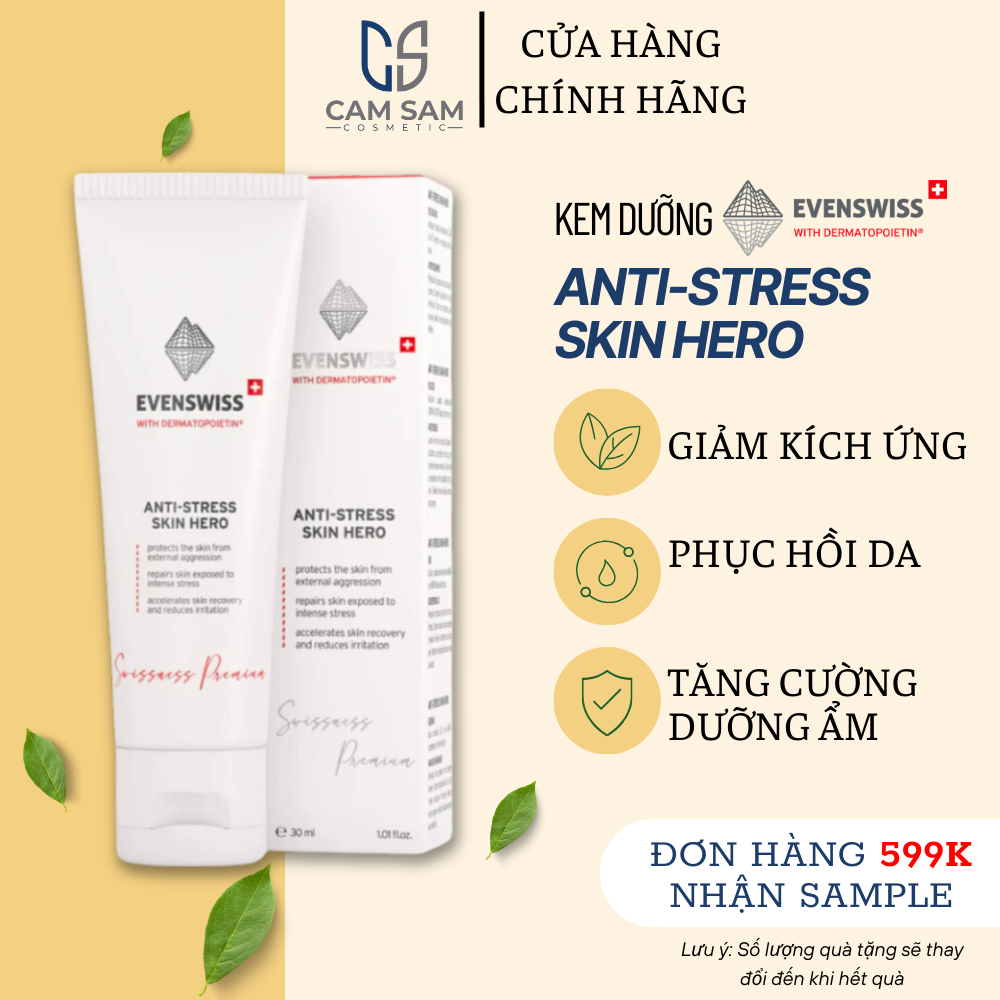 Kem làm dịu da Evenswiss Anti Stress Skin Hero 30ml | Shopee Việt Nam