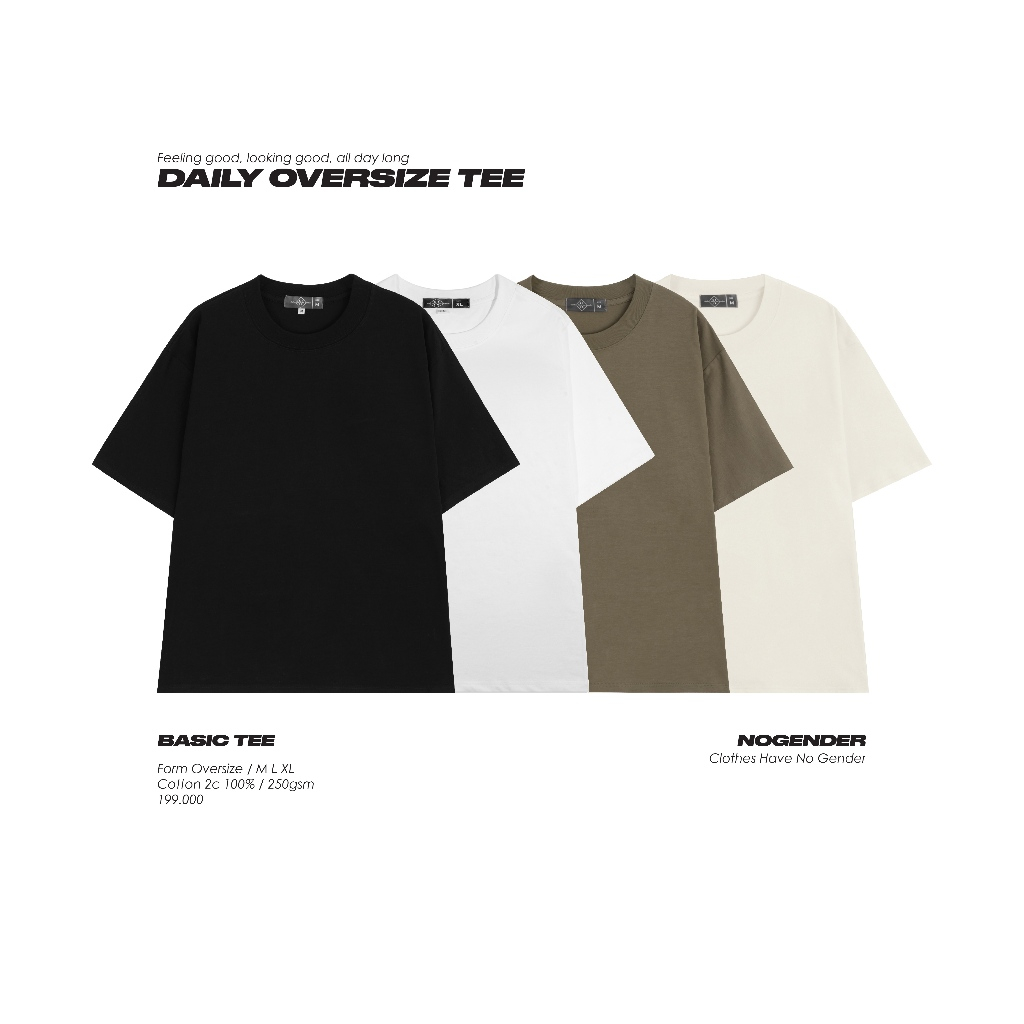 BASIC TEE | FORM OVERSIZE | Shopee Việt Nam