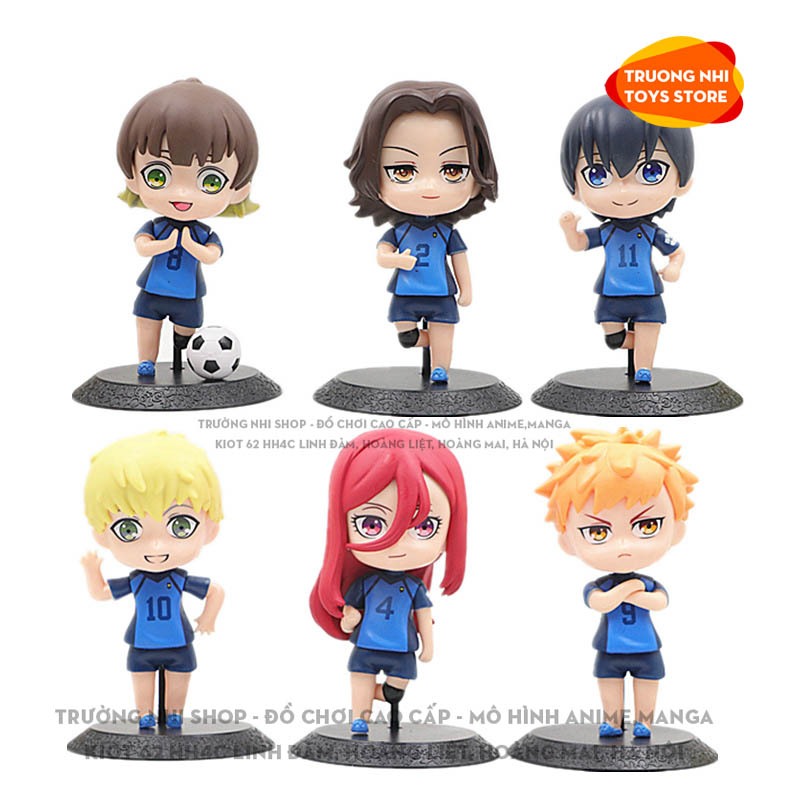 Set 6 nhân vật Blue Lock 10cm - Mô hình Blue Lock | Shopee Việt Nam
