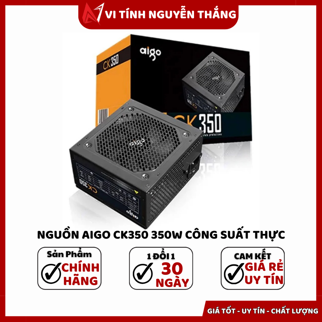 NGUỒN MÁY TÍNH AIGO DK750W CK500 CK350 500W 350W CÔNG SUẤT THỰC - HÀNG ...