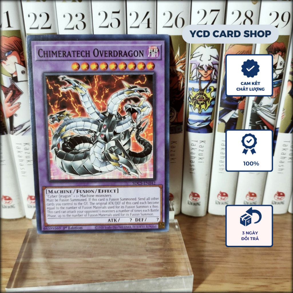 [YCDcardgame] Thẻ Bài Yugioh Chính Hãng Chimeratech Overdragon – Common ...