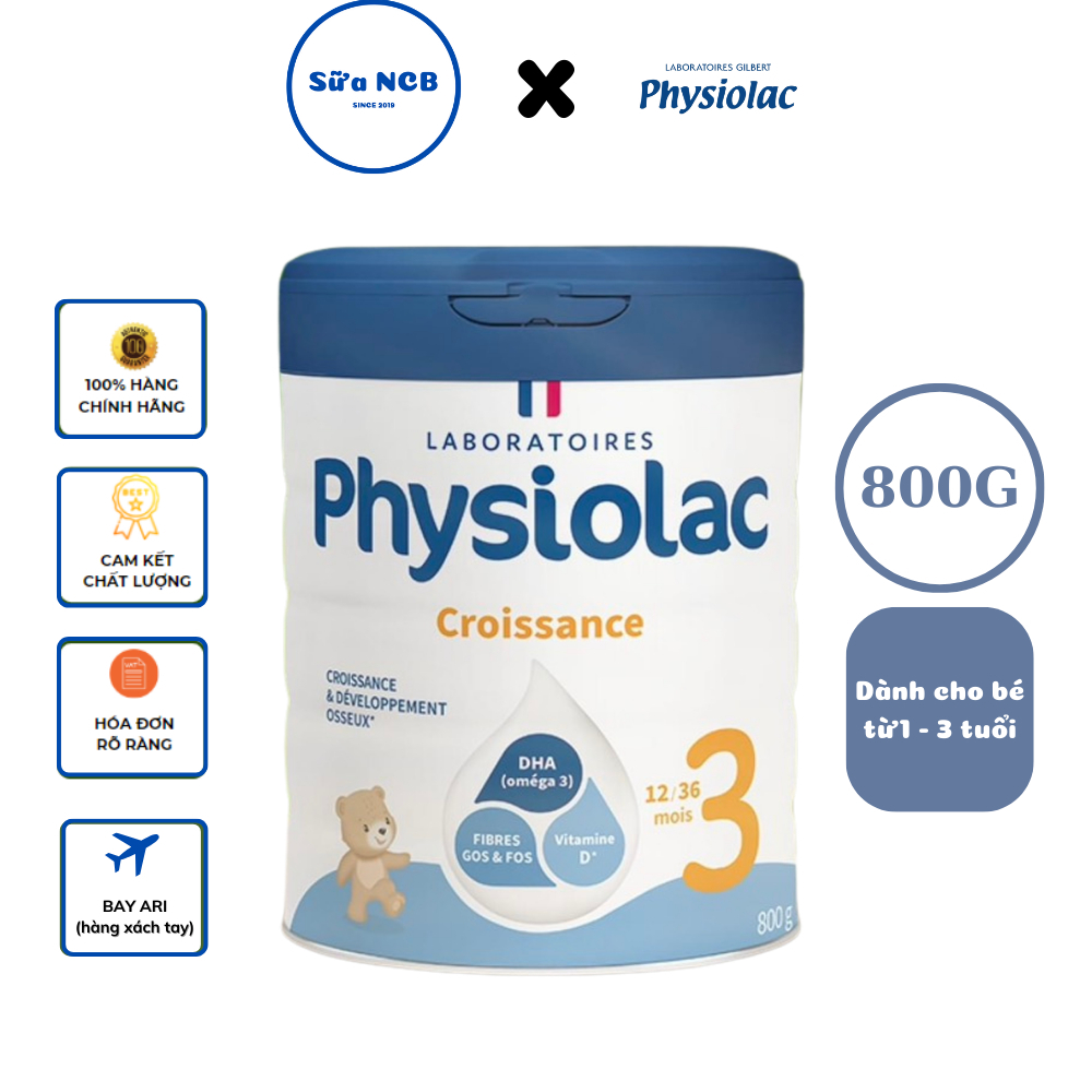 [Mẫu Mới] Sữa bột Physiolac số 3 nhập khẩu Pháp - Lon 800g | Shopee ...