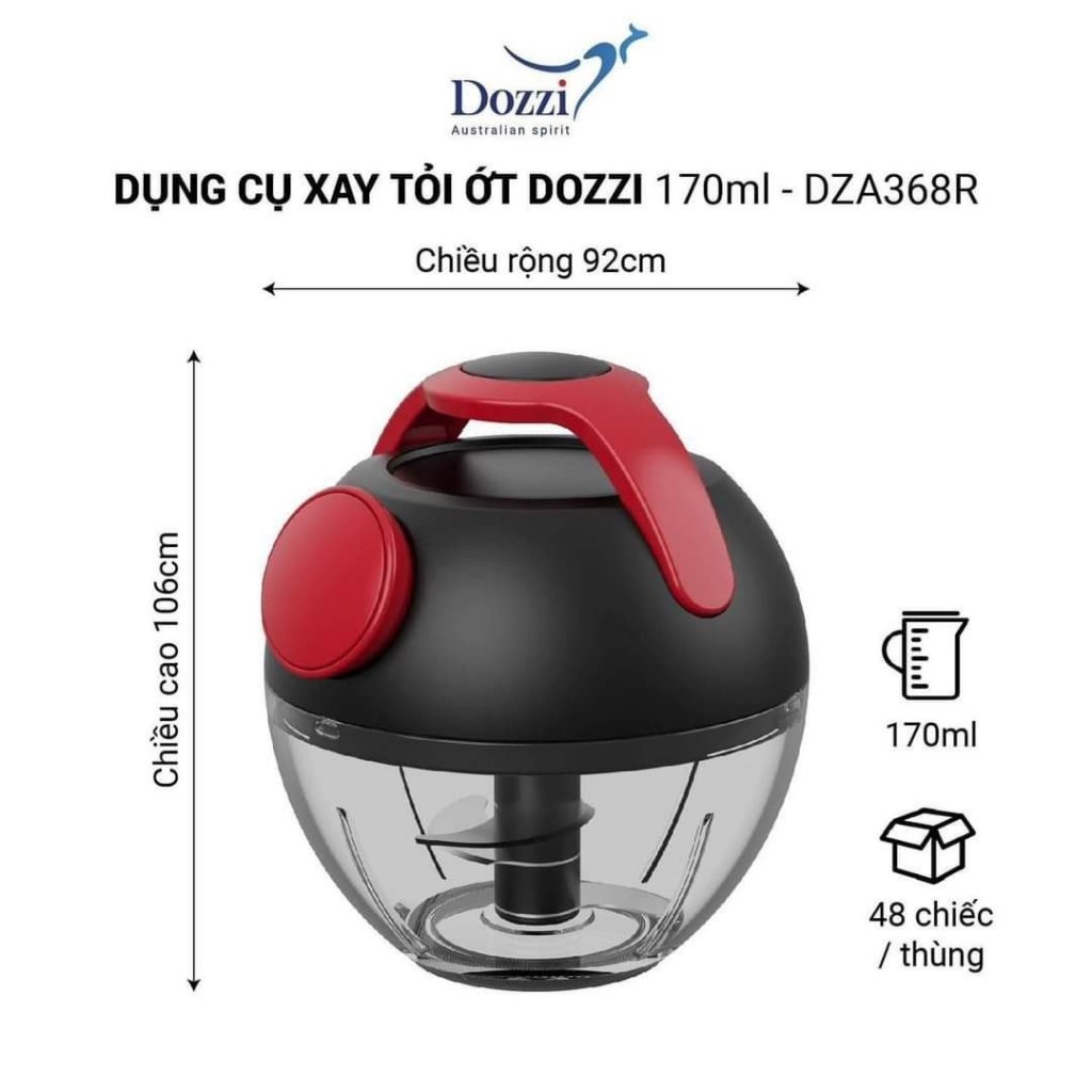 MÁY XAY TỎI ỚT DOZZI CHÍNH HÃNG | Shopee Việt Nam