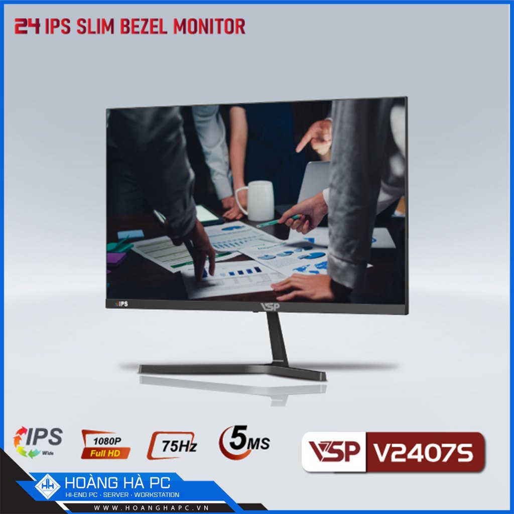 Màn hình VSP 2407S 24 inch (FHD 1920x1080 /lPS/100Hz/5ms) - Chính hãng ...
