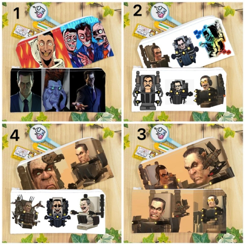 Ví bút G man skibidi toilet / Hộp bút G-man game skibidi toilet ...