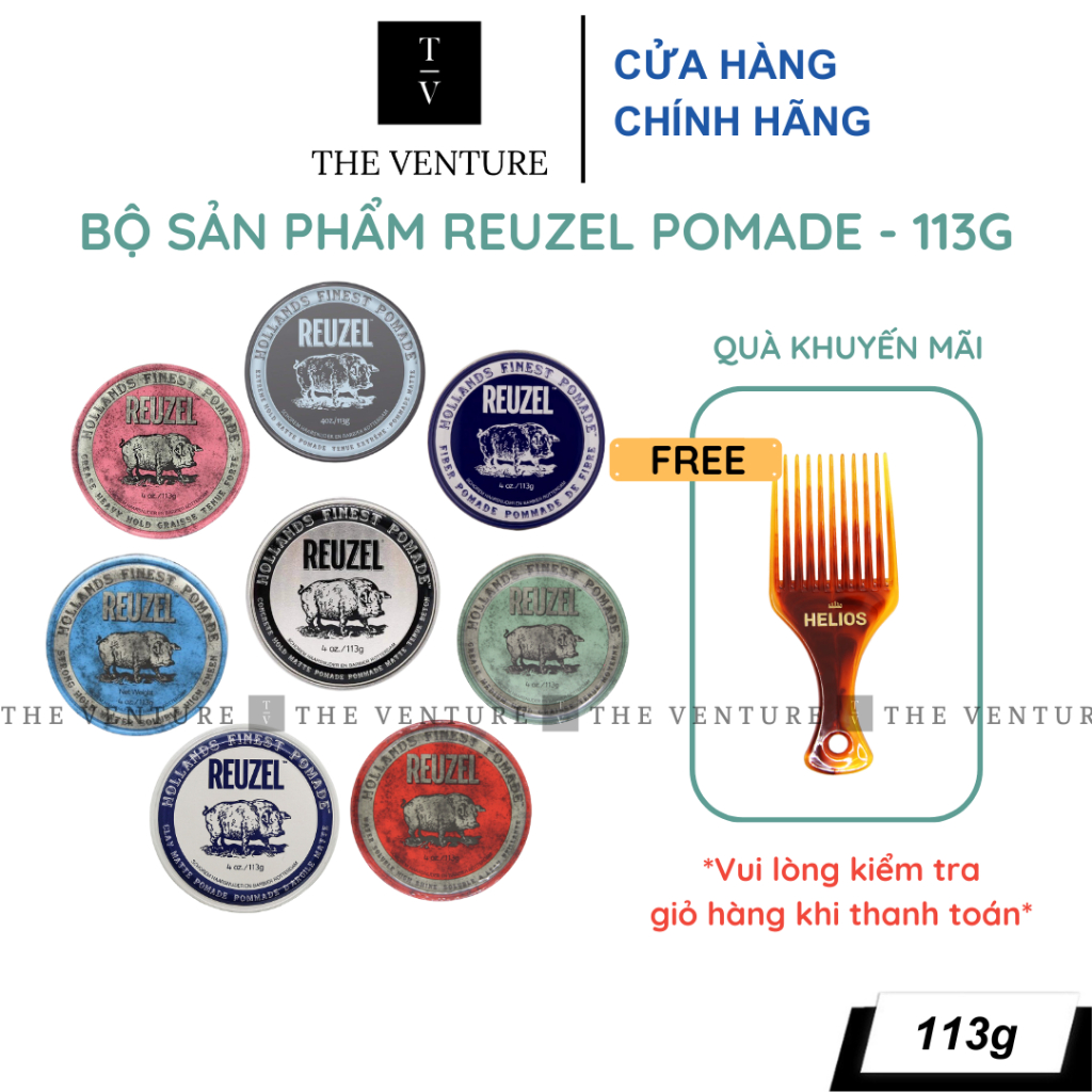 Sáp Vuốt Tóc Reuzel Pomade - 35gr & 113gr | Shopee Việt Nam