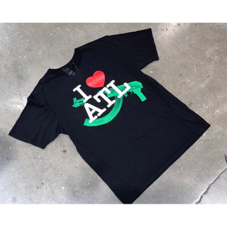 Vlone I Love ATL tee chất liệu vải dày dặn big logo chuẩn form phong ...